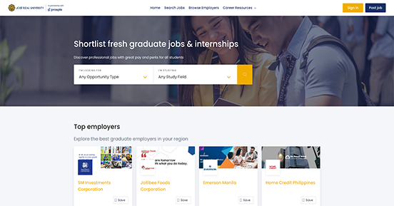 José Rizal University Career Portal