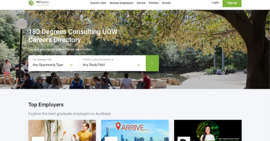 180 Degrees Consulting UOW Careers Directory