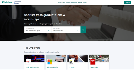 Mintbook Career Portal