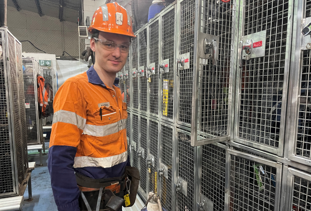 Evgenii Aleshin's story as Graduate Mining Engineer at Anglo American