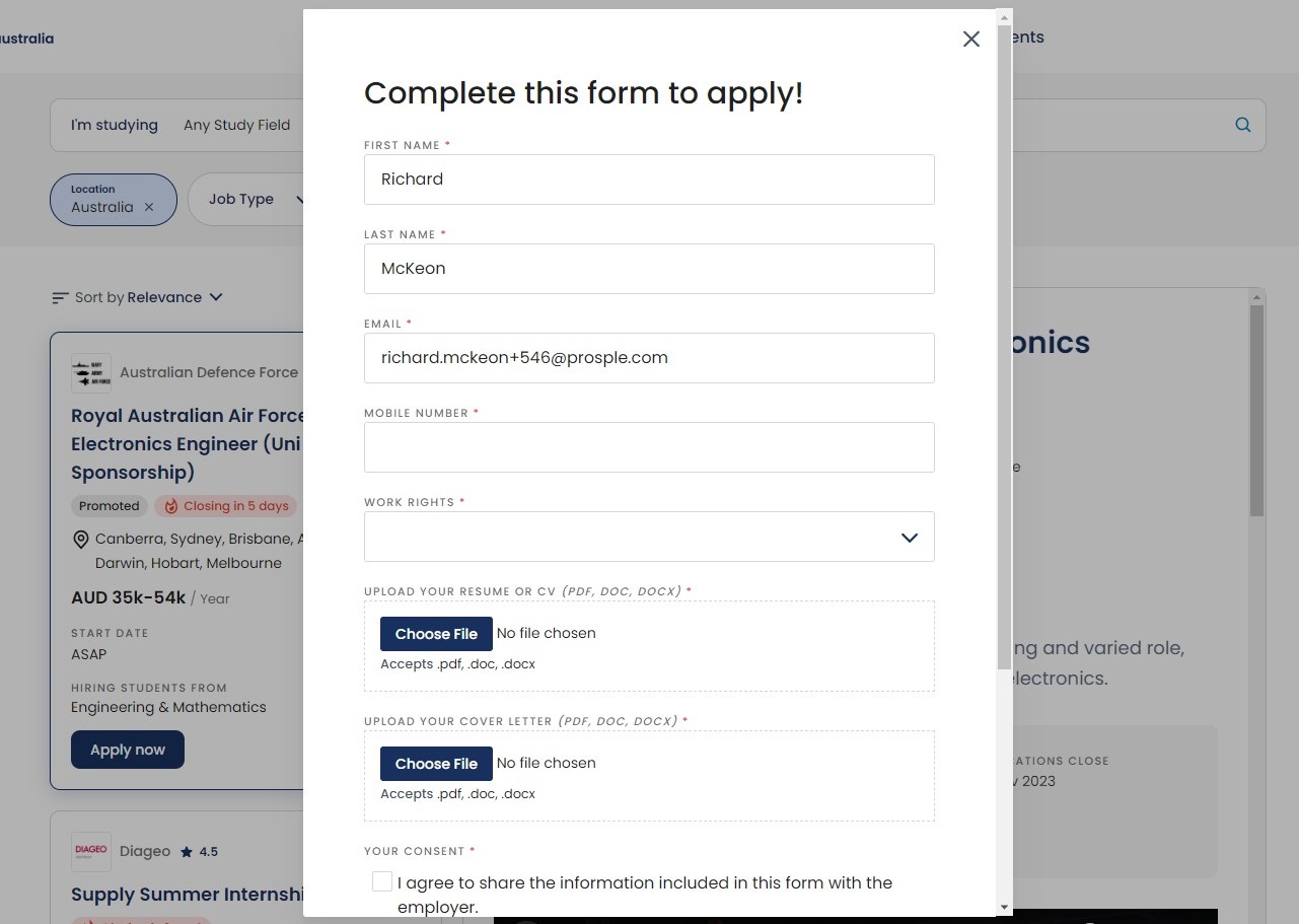 Introducing our improved pre-register and apply direct process!