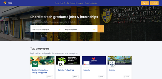 National College of Science and Technology Career Portal