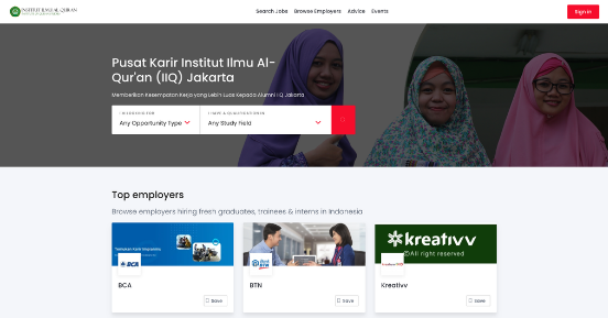 Pusat Karir Institut Ilmu Al-Qur'an (IIQ) Jakarta