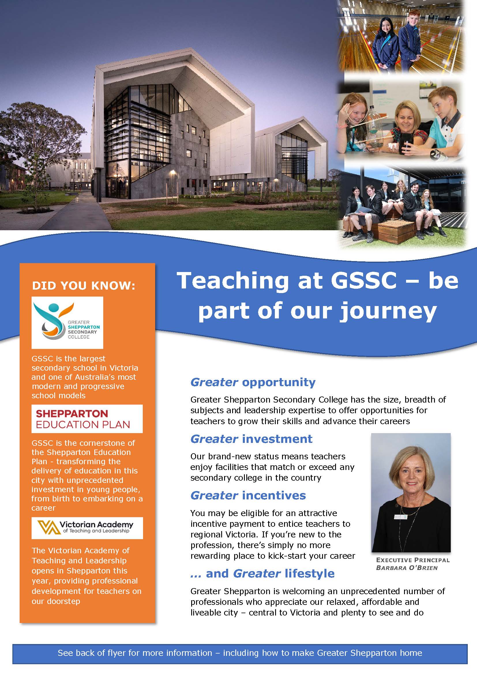 Teaching at GSSC - Be part of our Journey